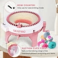 Ycxydr SENTRO 48 Needles Knitting Machine, Row Counter, DIY Scarf, Hat ...