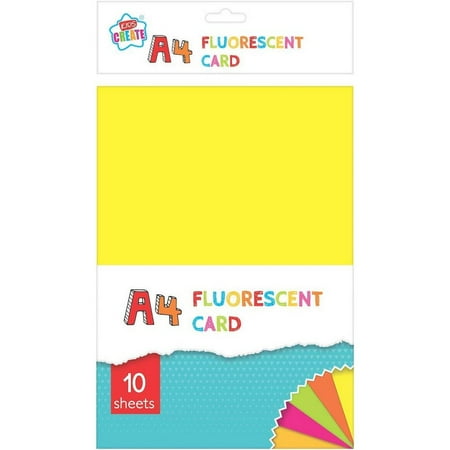 Kids Create Neon Cardstock A4 Card (Pack of 10) - Walmart.ca