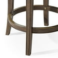 Maven Lane Alexander Backless Counter Stool, Walnut Finish w/ Marksman ...