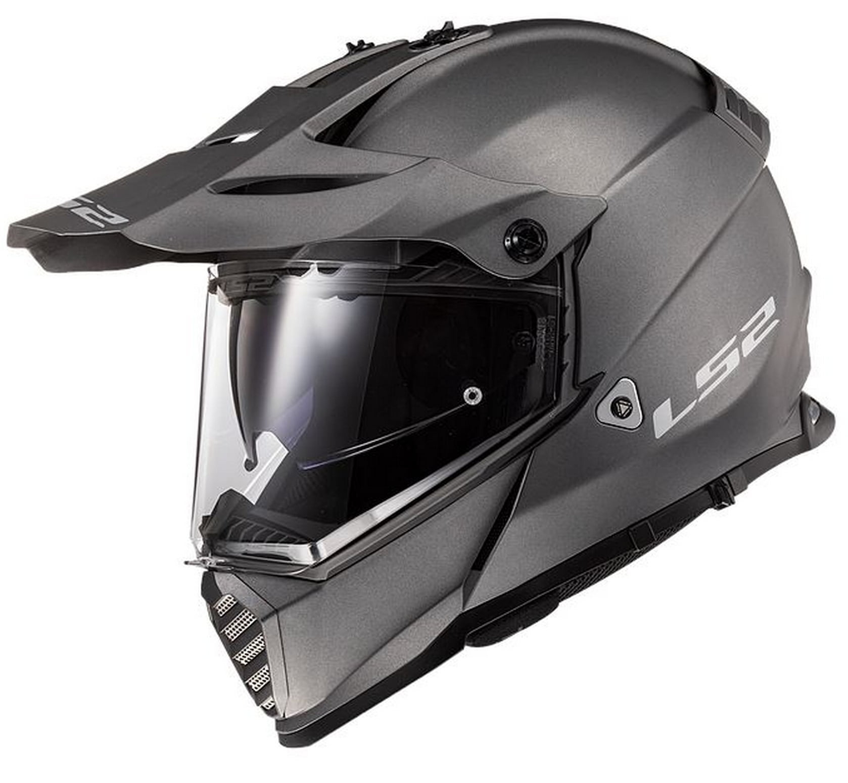 LS2 Blaze Solid Dual Sport Helmet Matte Titanium SM - Walmart.com