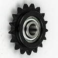 Jeremywell #40 Roller Chain Idler Sprocket 1/2" Bore Hardened 17 Tooth ...