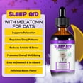 Oimmal Liquid Melatonin for Cats, Cat Sleep Aid Drops for Cats, Cat ...