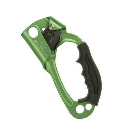 Outdoor Hand Rock Climbing Ascender Rappelling Gear with Elastic Spring ...