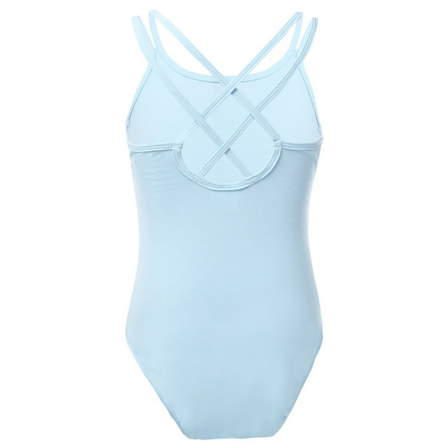 renvena Kids Girls Spaghetti Strap Ballet Dance Leotard Sleeveless ...