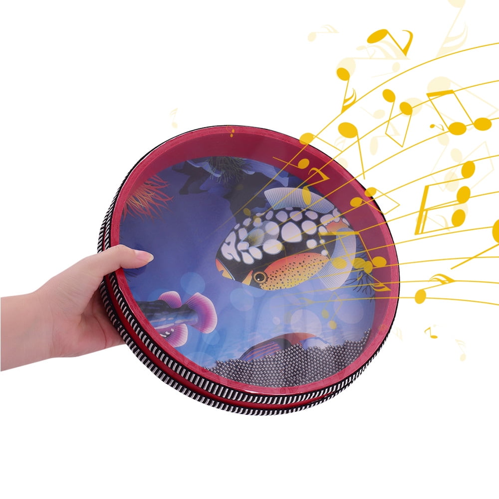 Click here for Anself 10-Inch Solid Wooden Ocean Drum Sea Drum Fr... prices
