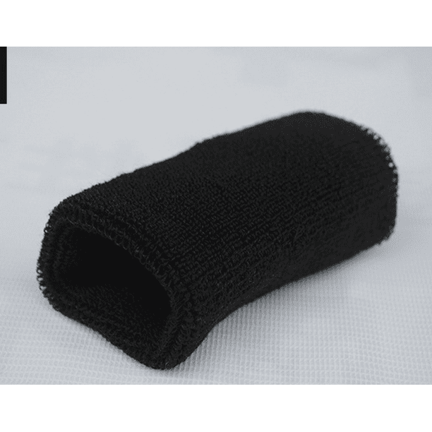 6 Inch Wrist Sweatbands Thick Cotton Wristbands for Men and Women Sweat ...