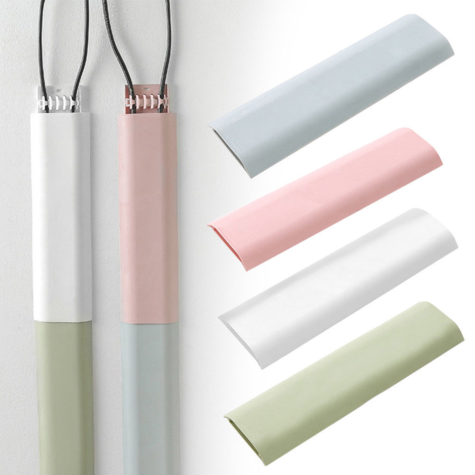 SPRING PARK Network Cable Storage Tube, Computer Cable Fixing Clip ...