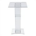 Miumaeov Acrylic Clear Podium Transparent Church Pulpit Plexiglass ...
