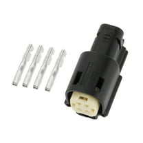 Unique Bargains 4 Pin Oxygen Sensor Connector Housing Male Female Wire ...