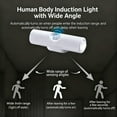 2026 New Rechargeable Smart Led Motion Sensor Ambient Light, Punch-Free Magnetic Color Changing ...