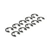 50 Pieces Universal RC Body Clips Car Clips Silver Stainless Steel R ...