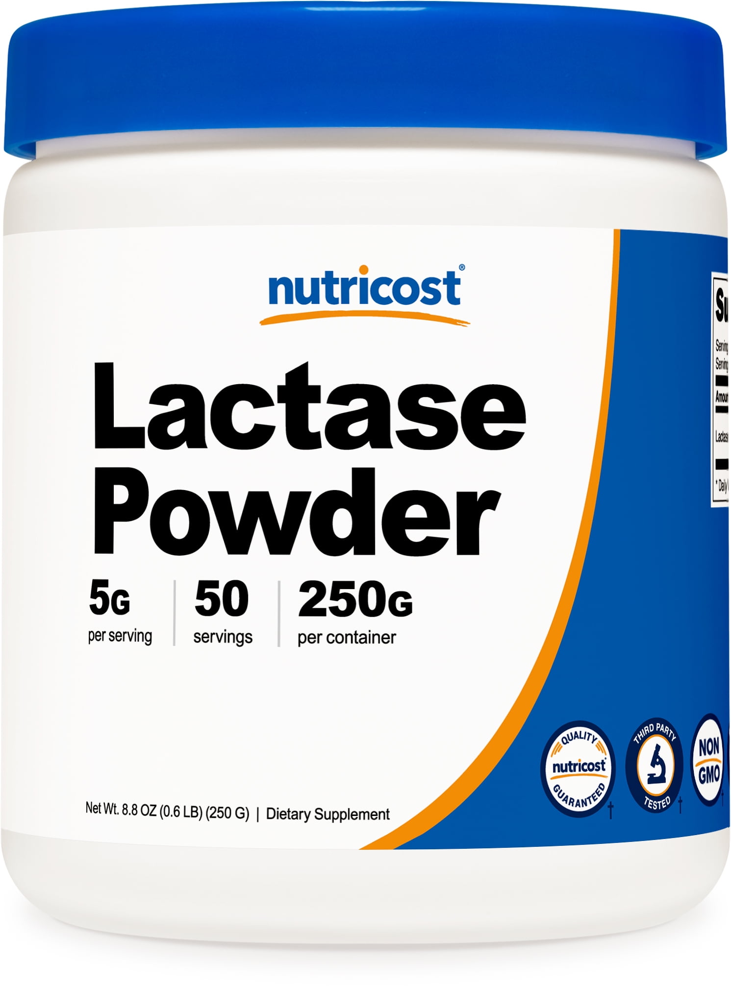 Nutricost Lactase Powder 250 Grams - Pure Premium Lactase Supplement ...