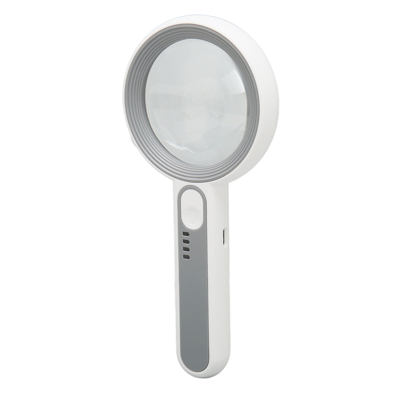 Fyearfly Lupa con Luz, Lupa Grande De Mano 12X, Lente óptica Recargable ...