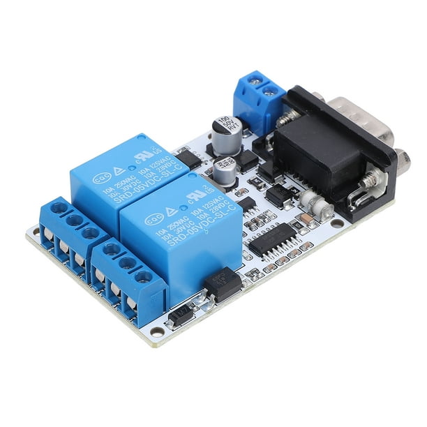 Serial Port Relay Module, Switching Circuit Automatic Adjustment 2 Channel Relay Module Safety ...