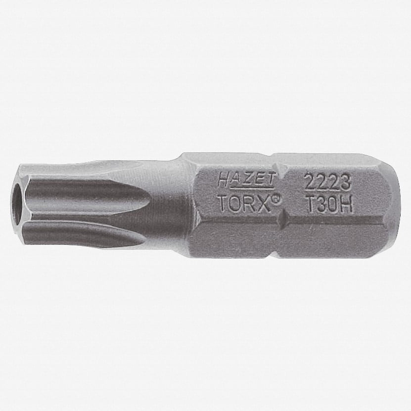Hazet 2223-T30H Security Torx T30s x 25mm Insert Bit - Walmart.com