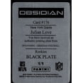 2020 Panini Plates & Patches Football Julian Love #176 Black Printing ...