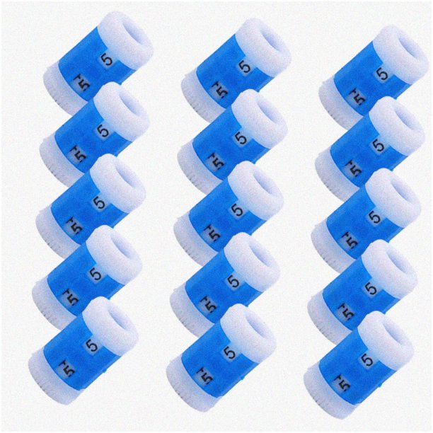 Blue Braid Stitch Counter Set - 20pcs Knitting Row Counter Tools for ...