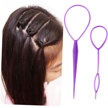 19 Pcs Hair Braiding Tool, DIY Hair Styling Tool Kit Updo Ponytail ...