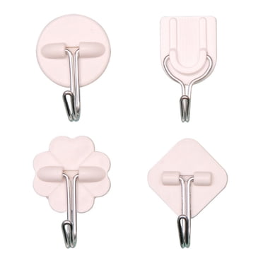 TIKA 24-Piece Heavy-Duty, Transparent Adhesive Hooks Set - Seamless ...