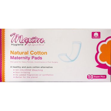 Maxim Hygiene Natural Cotton Pads, Regular, 10 Ct - Walmart.com