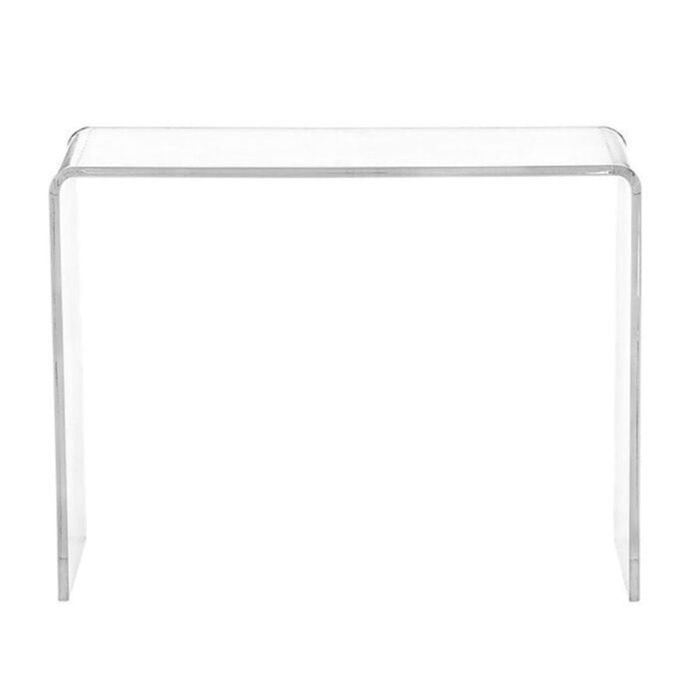 Click here for Heavenly Collection Large Clear Acrylic Console Ta... prices