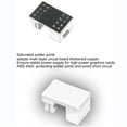 Gpu Pcie Connector White 8pin 180 Degrees Abs Shell Thick Copper