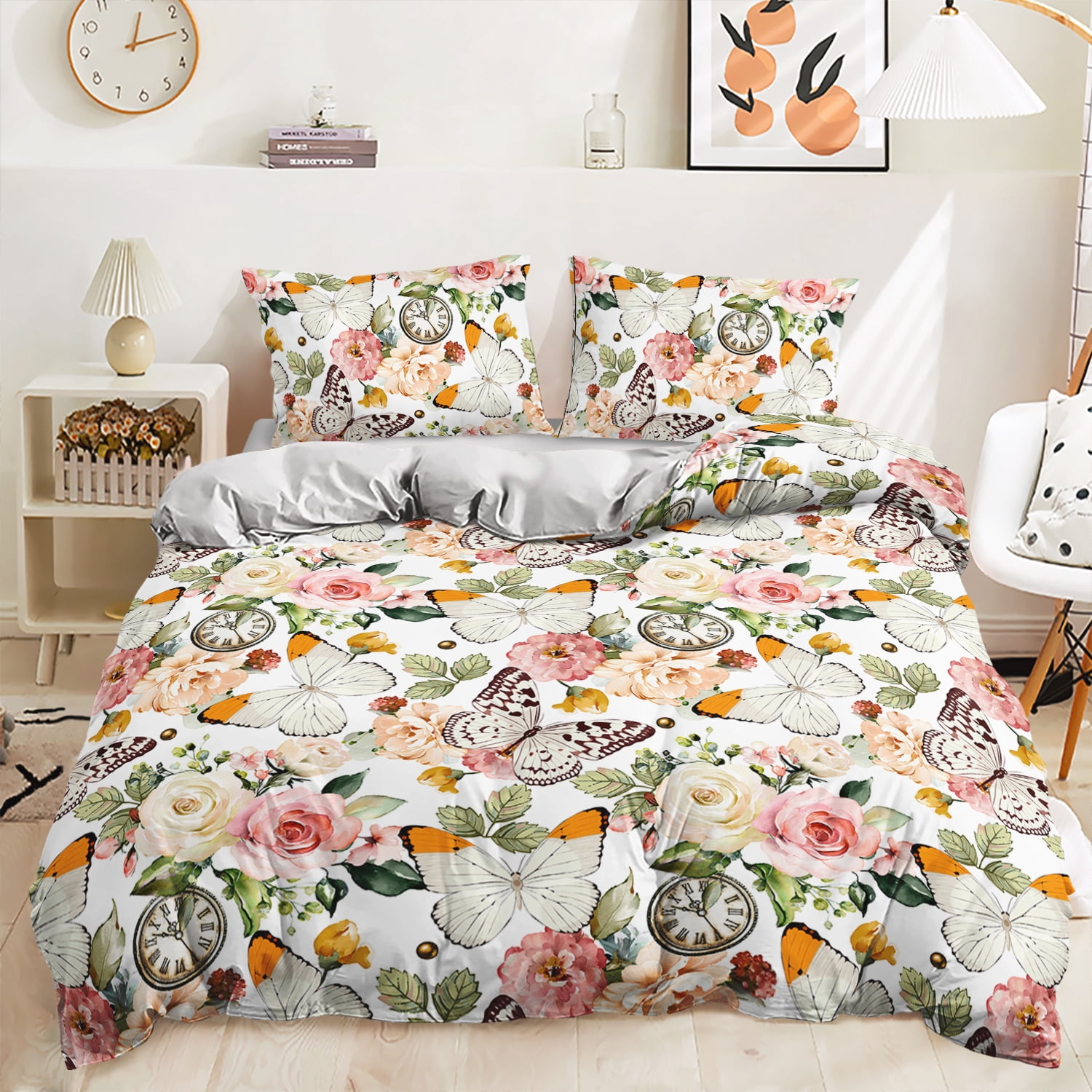 Hosima 3-Piece 3D Digital Duvet Cover With Pattern Composed Of Multiple ...