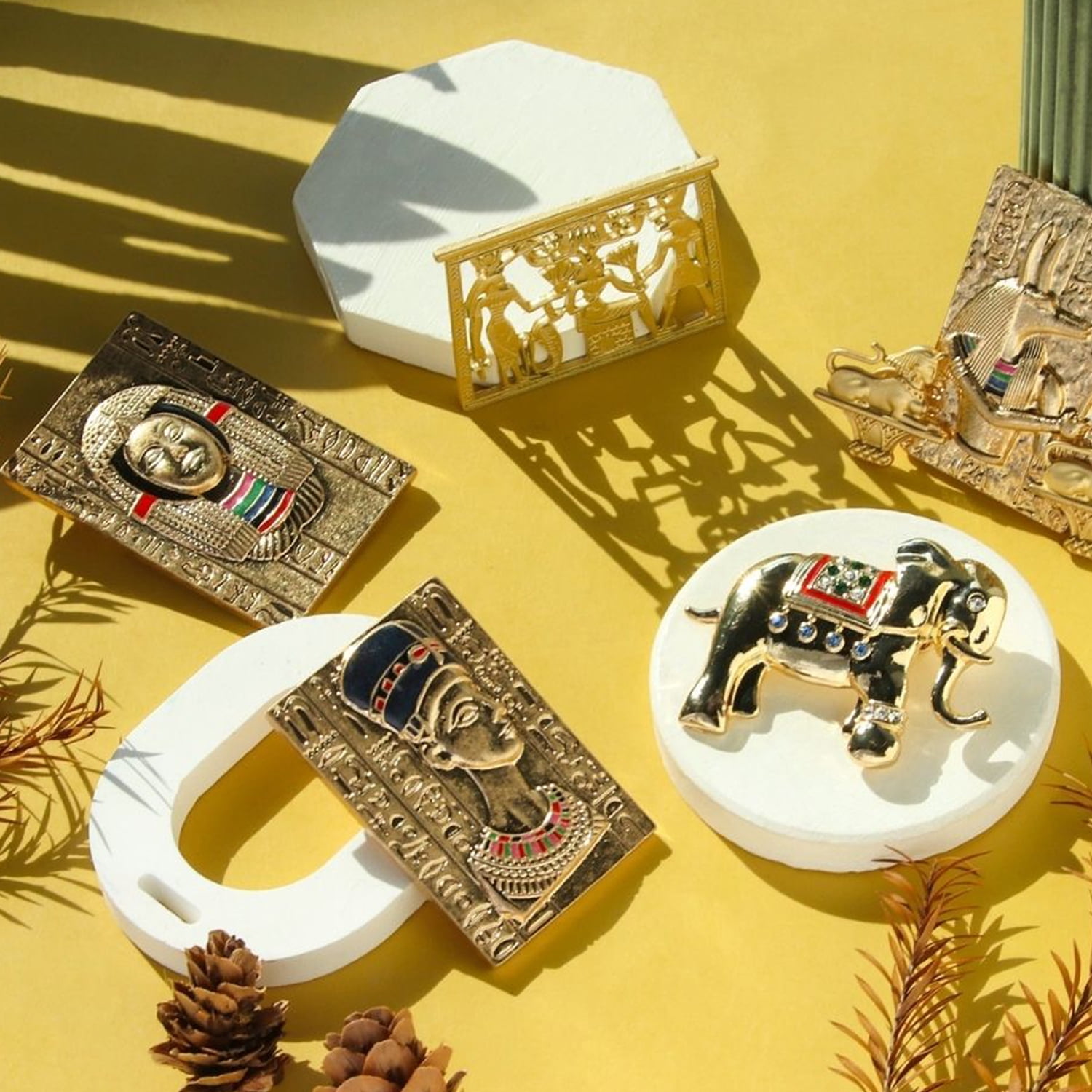 Her Lab | Brooch in Jewelry Ancient Egyptian Pyramid Murals Brooches ...