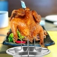 1Pack Vertical Chicken Roasters Racks,Turkey Grill Stand Holder ...