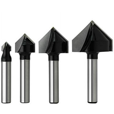 "LU&MN 15 PCS Carbide Tipped Router Bits with 1/4"" Shank, Wood Milling ...