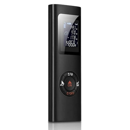 Laser Distance Meter 40m Portable Digital Laser Calculation Measure ...