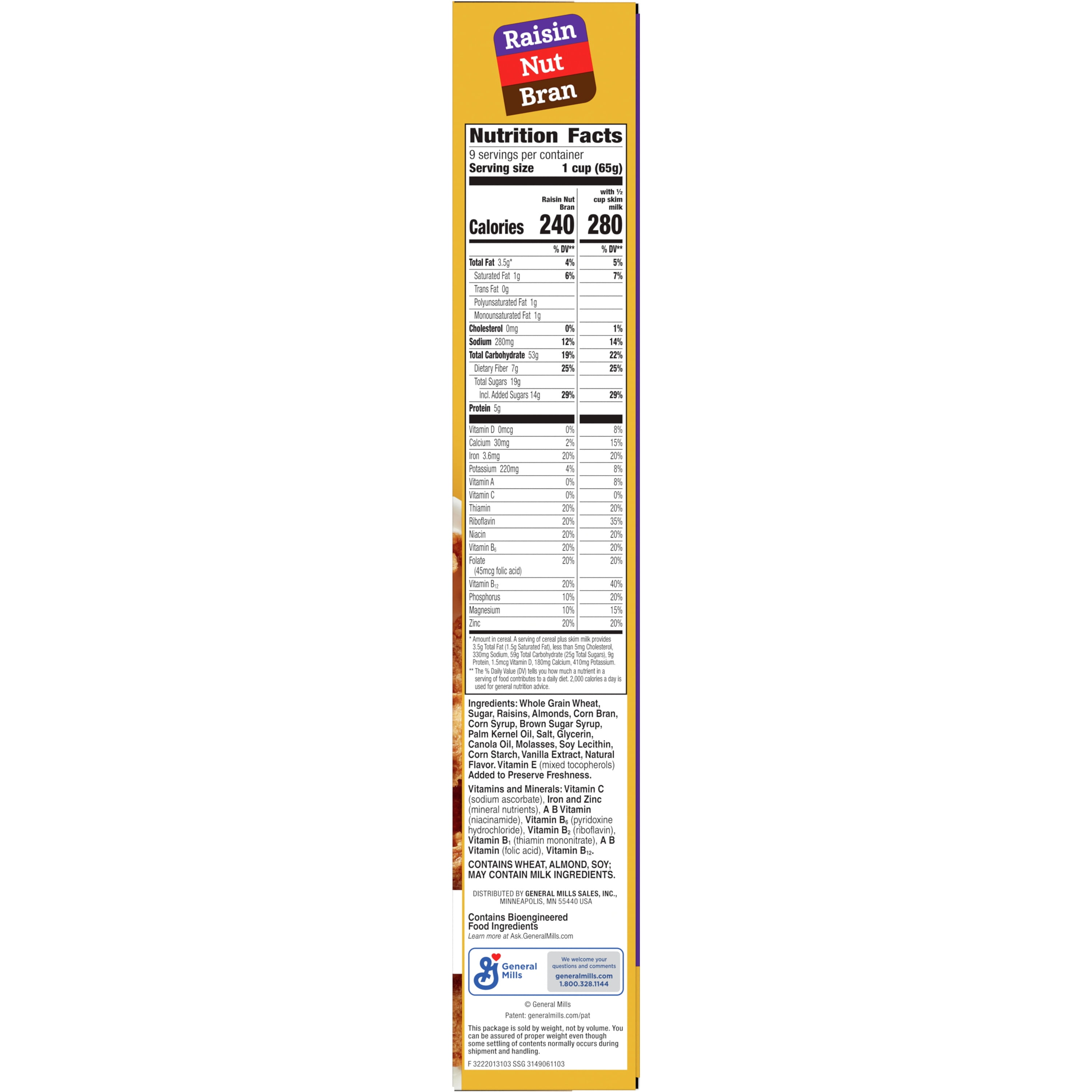 Raisin Nut Bran Cereal Nutritional Info | Besto Blog Raisin Nut Bran Cereal Nutritional Info | Besto Blog