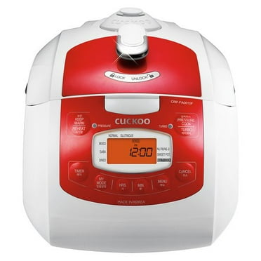 CUCKOO CRP-G1015F 10 Cup Electric Pressure Rice Cooker, 120V - Pink ...