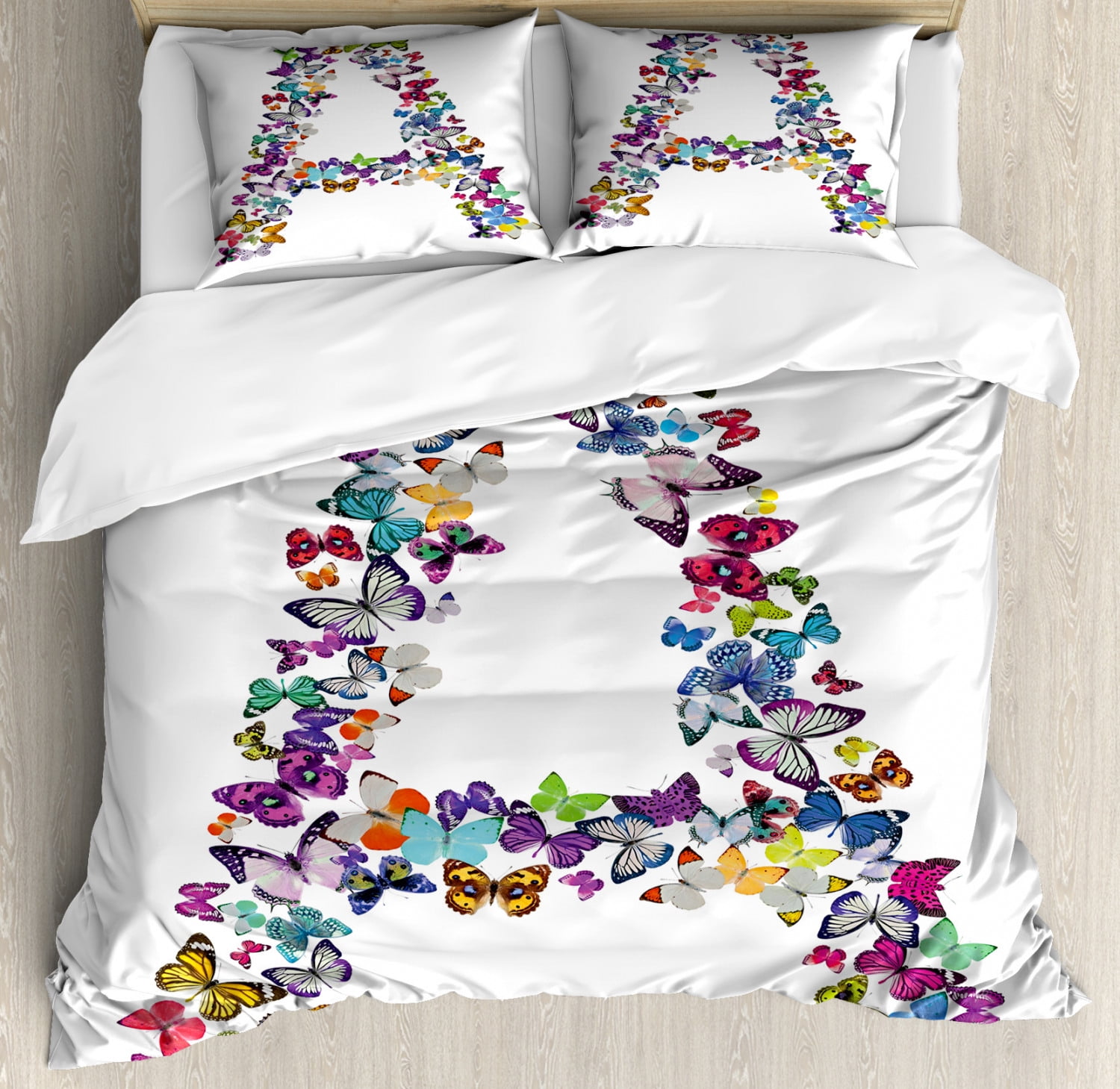 Letter A King Size Duvet Cover Set, The First Letter of the Alphabet in ...