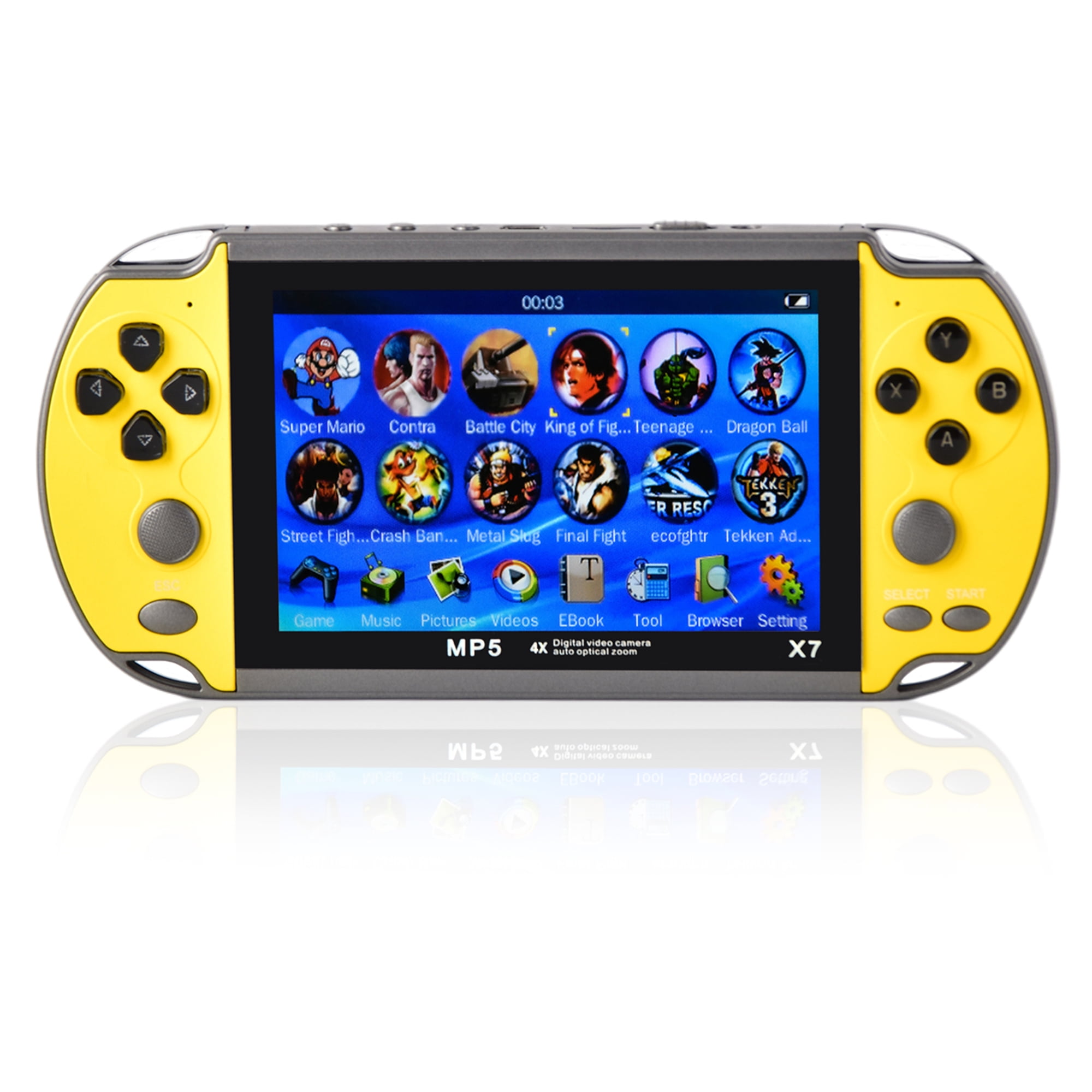 KLZO X7,8GB PSP Handheld Game Machine, 4.3 inch Screen, Over 1000 ...