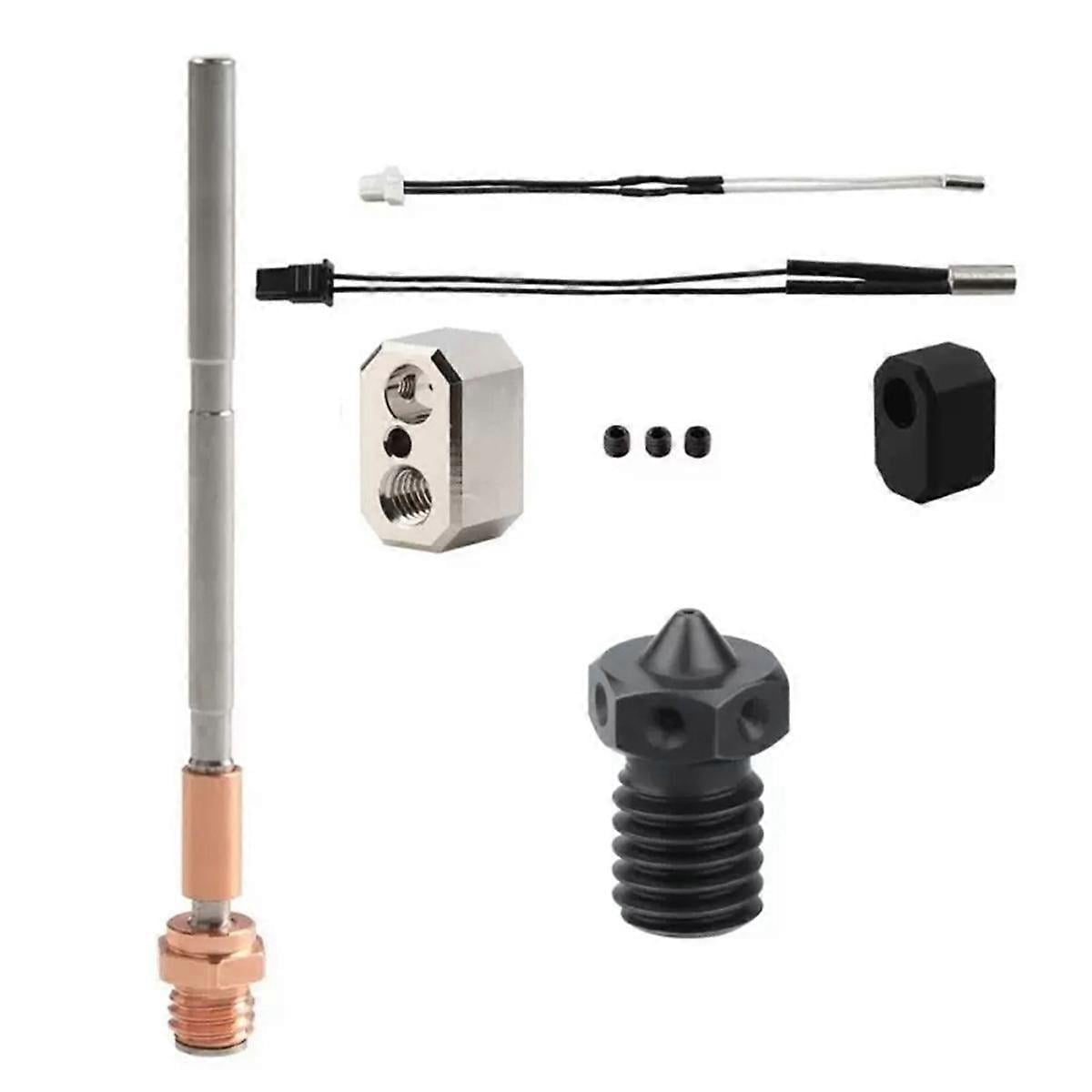 For Prusa I3 MK4 Extruder Hotend Kit 0.4MM Hardened Steel Nozzle Copper ...