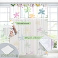 BZSMCE Colorful Palm Tree Pattern Pattern Bathroom Shower Curtain Set ...
