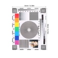 BESTYASH High Contrast Color Accuracy Calibration Chart for Camera Lens ...
