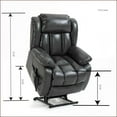 Recliners Power Lift Chair with Dual Motor, 8-Point Massage & Lumbar ...