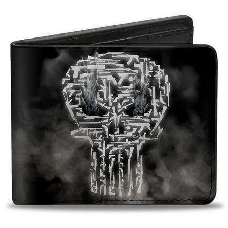 Punisher Smokey Weapons Skull Logo Bi-fold Wallet | Walmart Canada