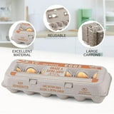 MT Products Extra Large Dozen Beige Paper Egg Cartons | Holds 12 XL ...