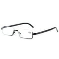 7PK Men Half Metal Frame Reading Glasses Blue Light Readers for Small ...
