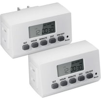 BN-LINK 7 Day Heavy Duty Digital Programmable Timer - Dual Outlet ...