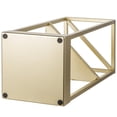 Umbrella Stand Holder For Entryway 20 Inch Tall Modern Brass Tone Metal ...