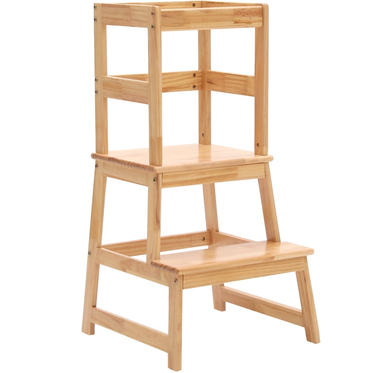 Wooden Kitchen Step Stool