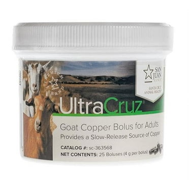 UltraCruz Adult Goat Copper Bolus Supplement, Slow-Release, 100 Count X ...