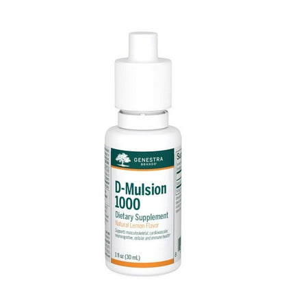 Genestra Brands D-Mulsion 1000 Emulsified Vitamin D Natural Lemon ...