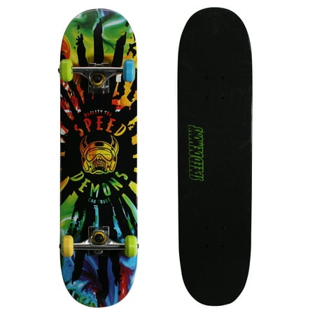 Speed Demon 29 Series Complete Skateboard (31" x 7.75") - Walmart.com