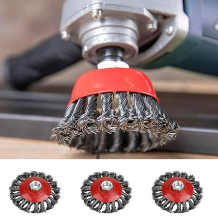 HomeNest Metal Brush For Drill Angle Grinder Conical Brush For Angle ...