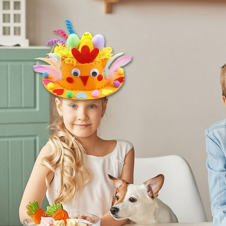 Easter Bonnet Kit Boy Crown Kits, Easter Crowns Hat Foam, Bunny Chick ...